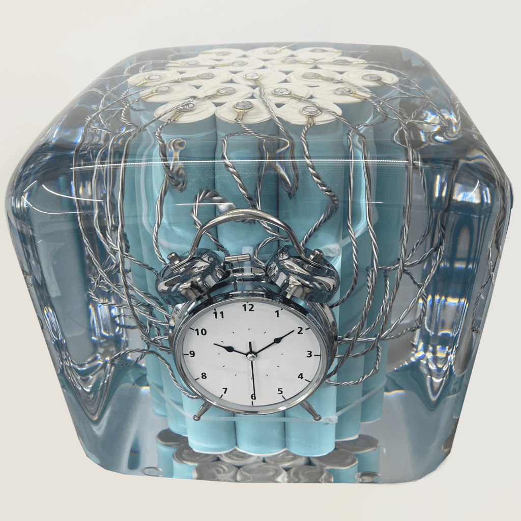 Time Bomb Aqua Large | Mash Gallery - Artwork