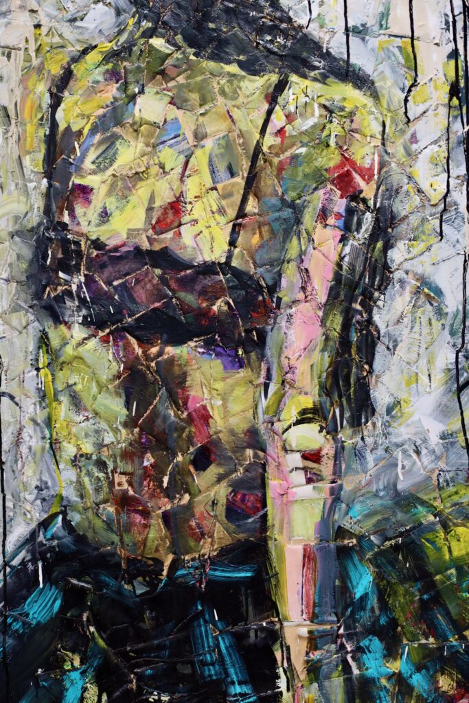 "The Future is Now" Female Figure Painting | Mash Gallery