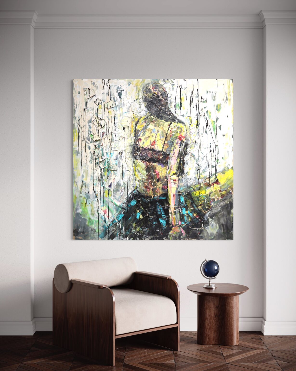 "The Future is Now" Female Figure Painting | Mash Gallery