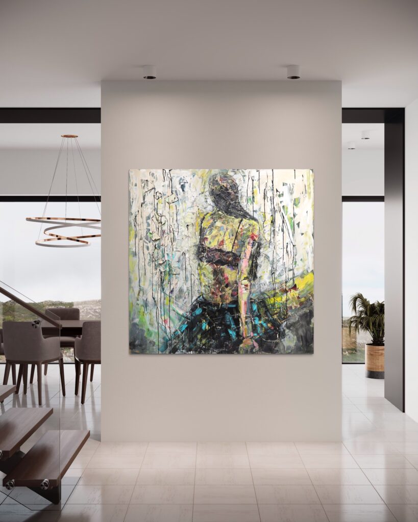 "The Future is Now" Female Figure Painting | Mash Gallery