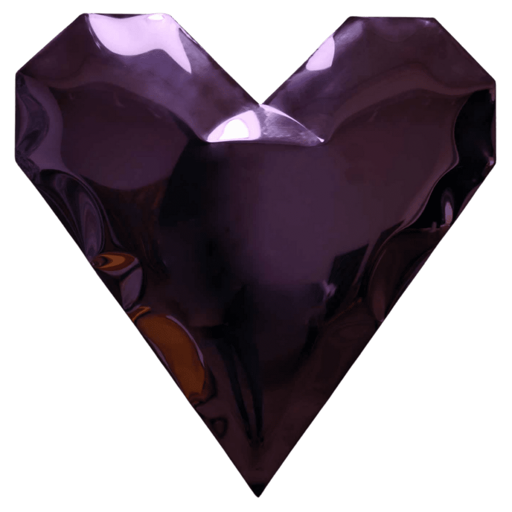 Lucid Love Mirror, Candy Purple | Mash Gallery - Artwork