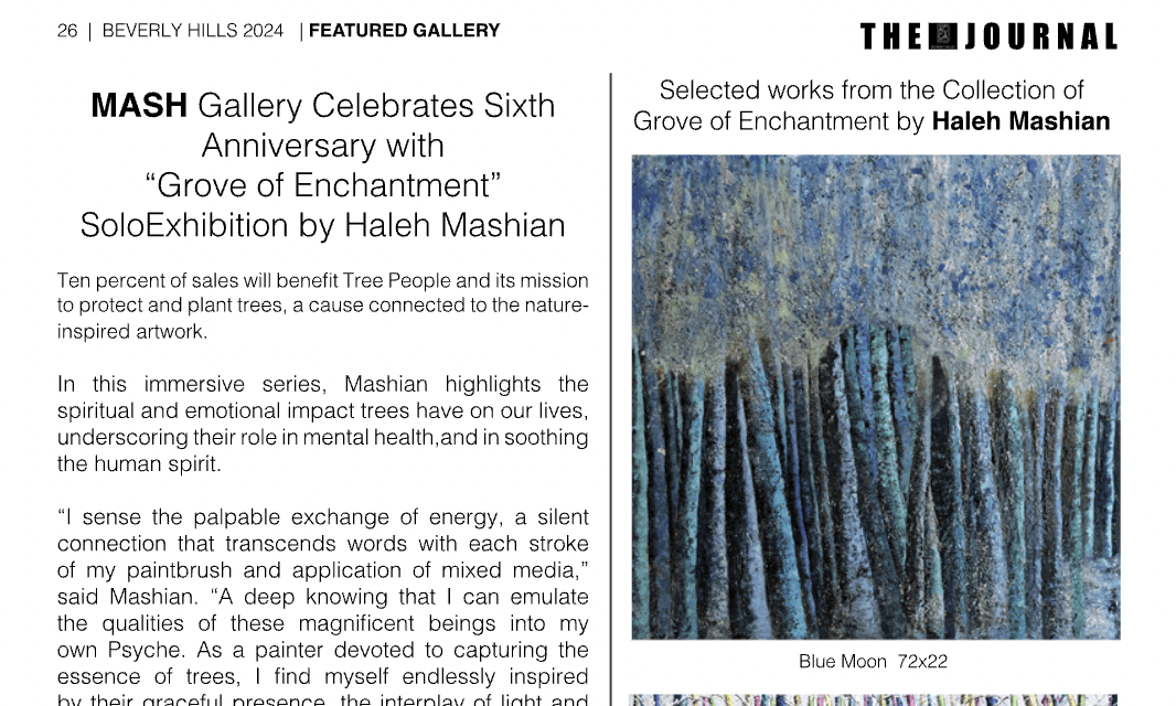 MASH Gallery’s September 2024 Exhibition, “Grove of Enchantment,” Featured in ACCA Fine Arts ...