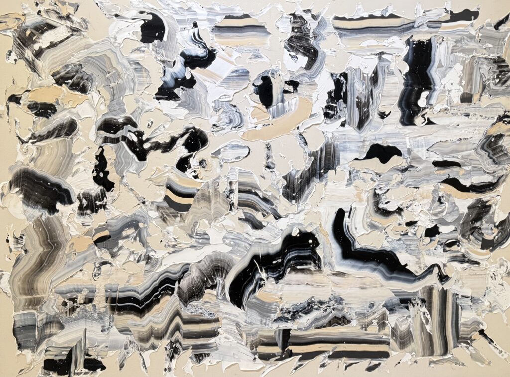 Carbon, Titan, Titanium (Rhythmic #1) | Mash Gallery - Artwork